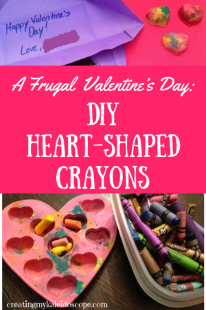 A Frugal Valentine's Day: DIY Heart-Shaped Crayons - Creating My ...